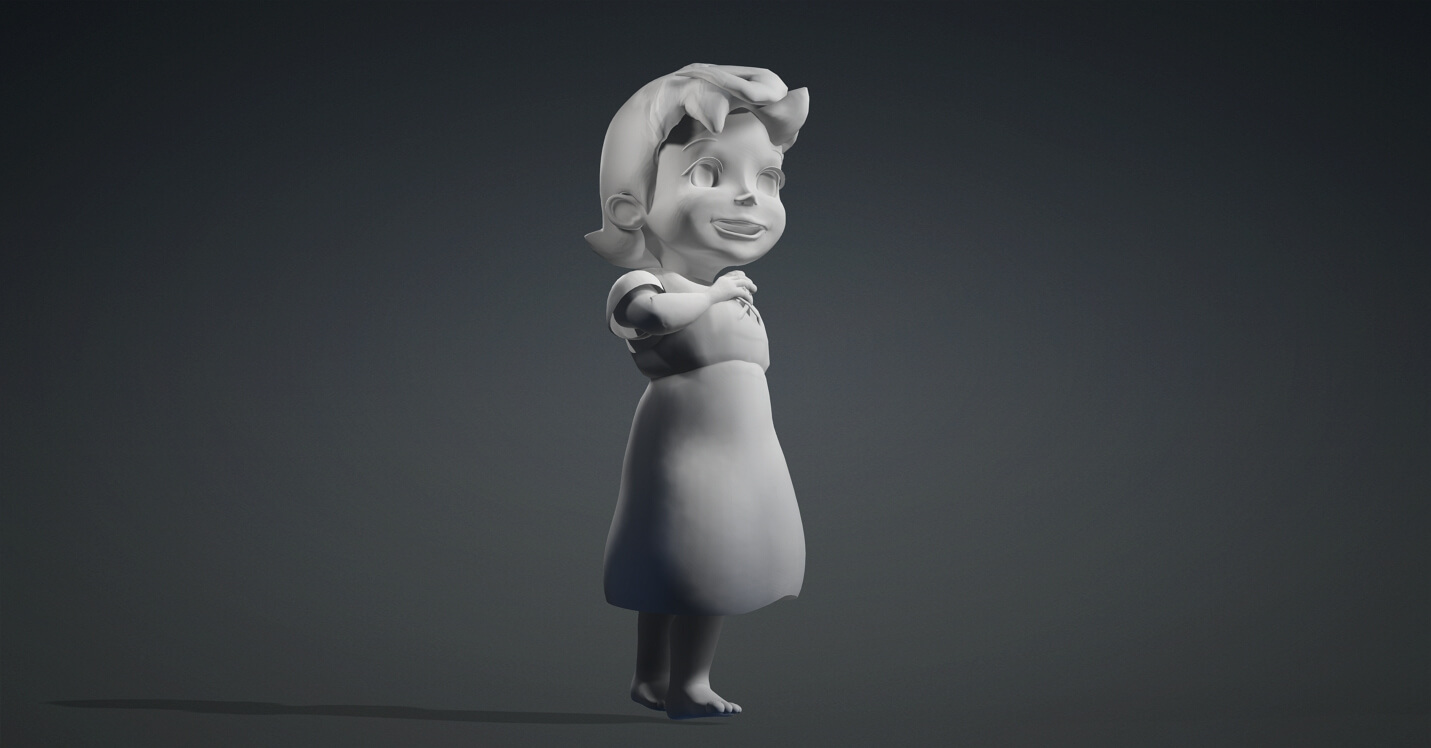 Heidi Girl of The Alps Renderable Model by danyelon