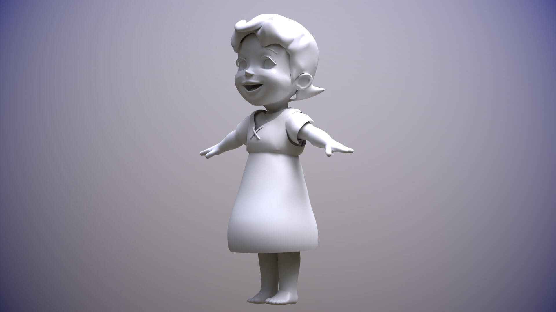 Heidi Girl of The Alps Renderable Model by danyelon