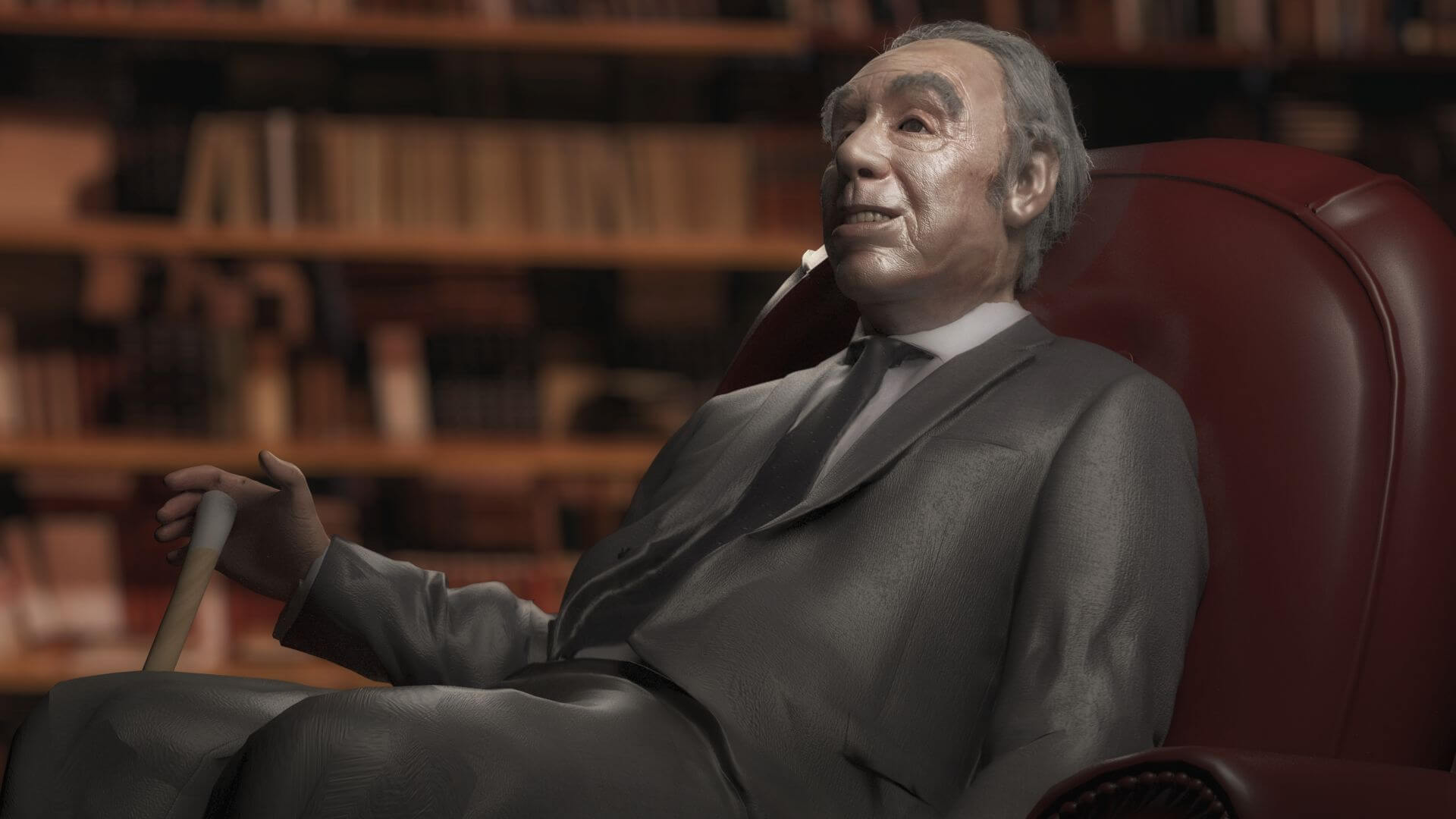 Jorge Luis Borges Renderable - 3D Model by danyelon