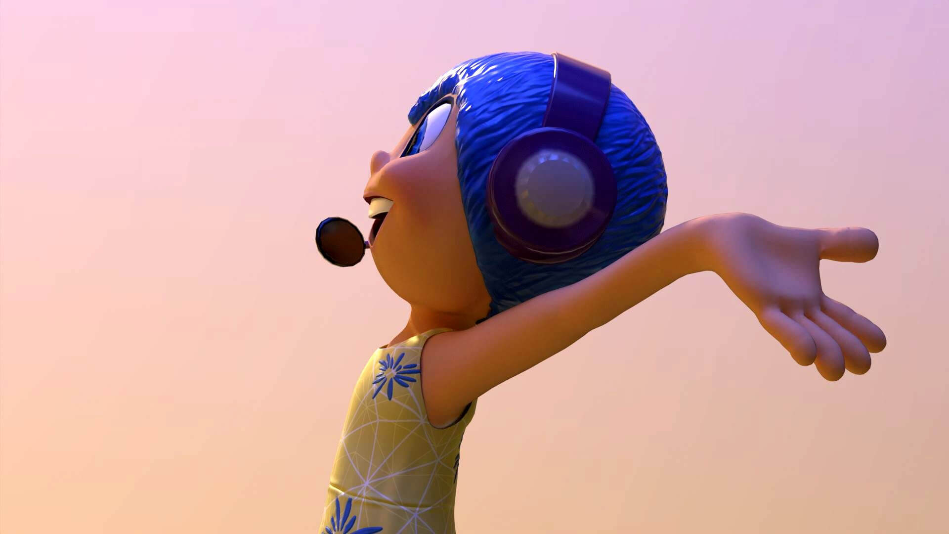 Joy From Inside Out Renderable - 3D Model by danyelon