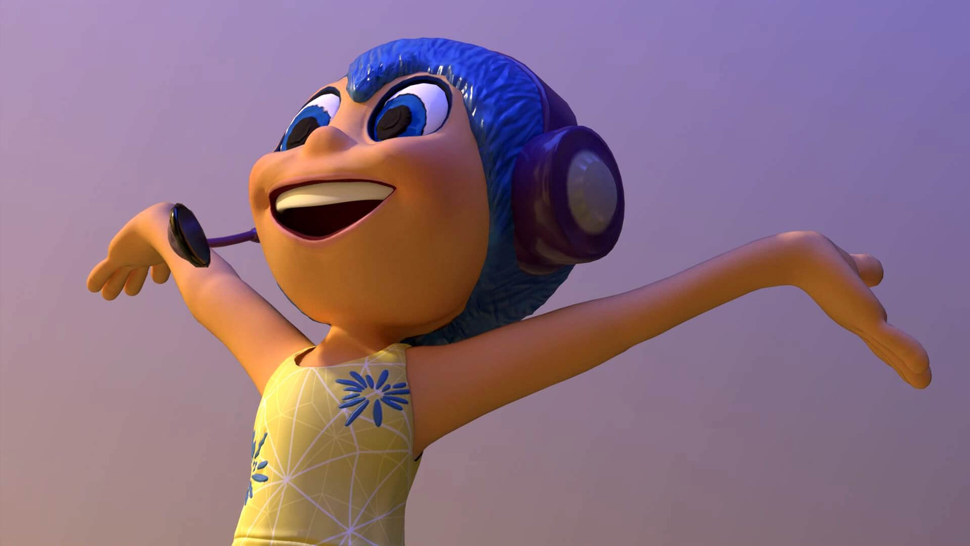 Joy From Inside Out Renderable - 3D Model by danyelon