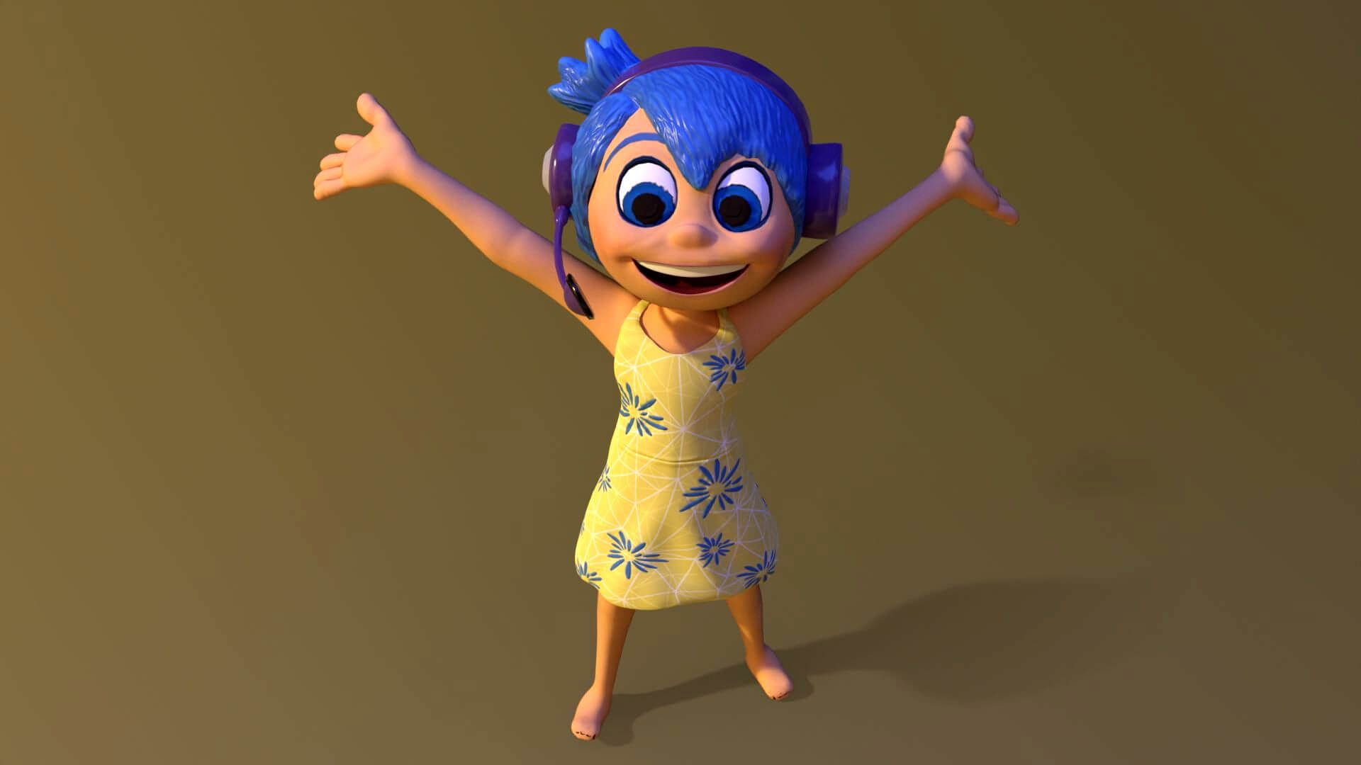 Joy From Inside Out Renderable - 3D Model by danyelon