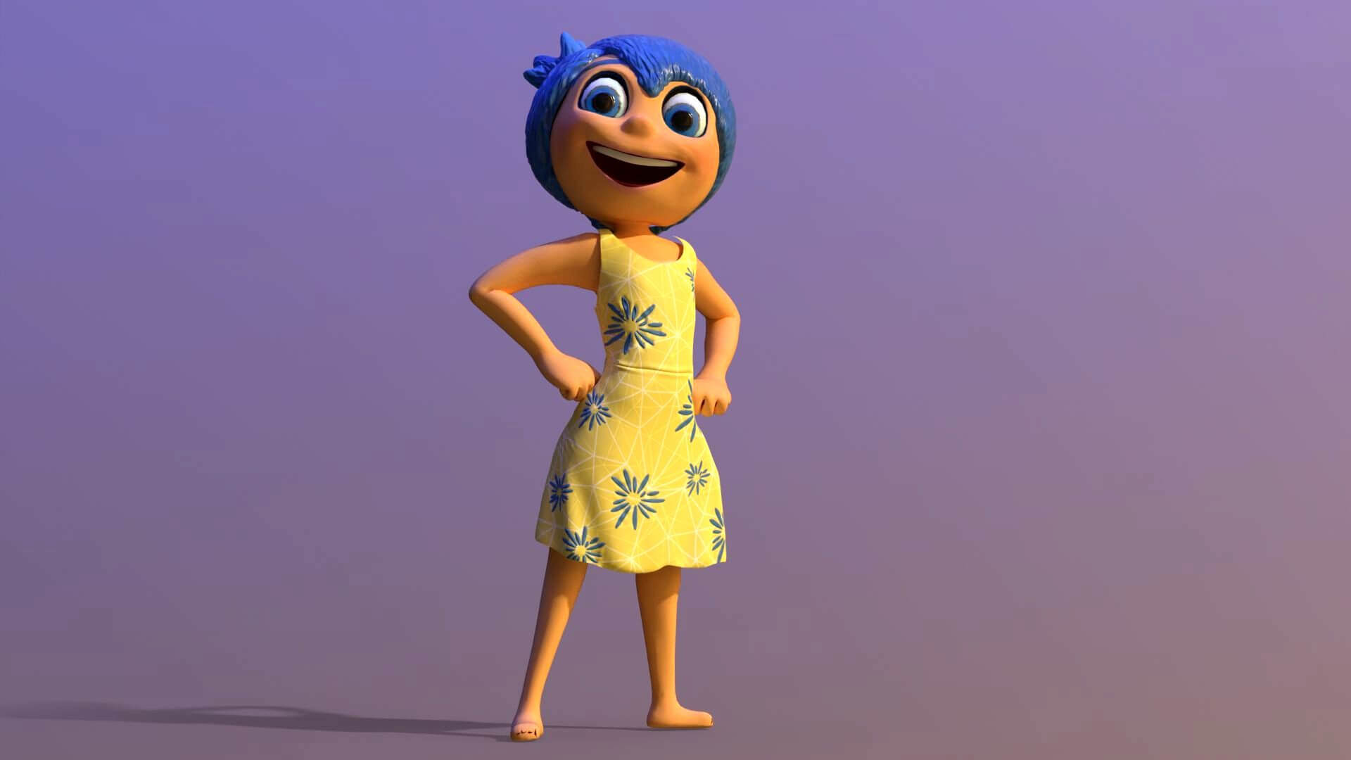 Joy From Inside Out Renderable - 3D Model by danyelon