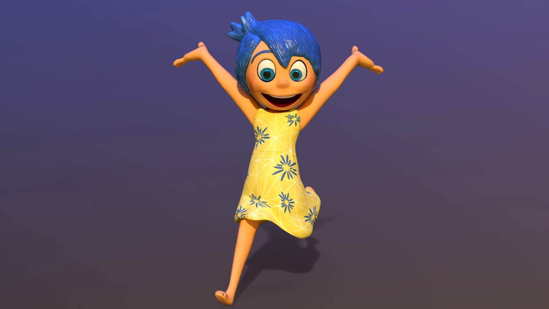 Joy From Inside Out Renderable - 3D Model by danyelon