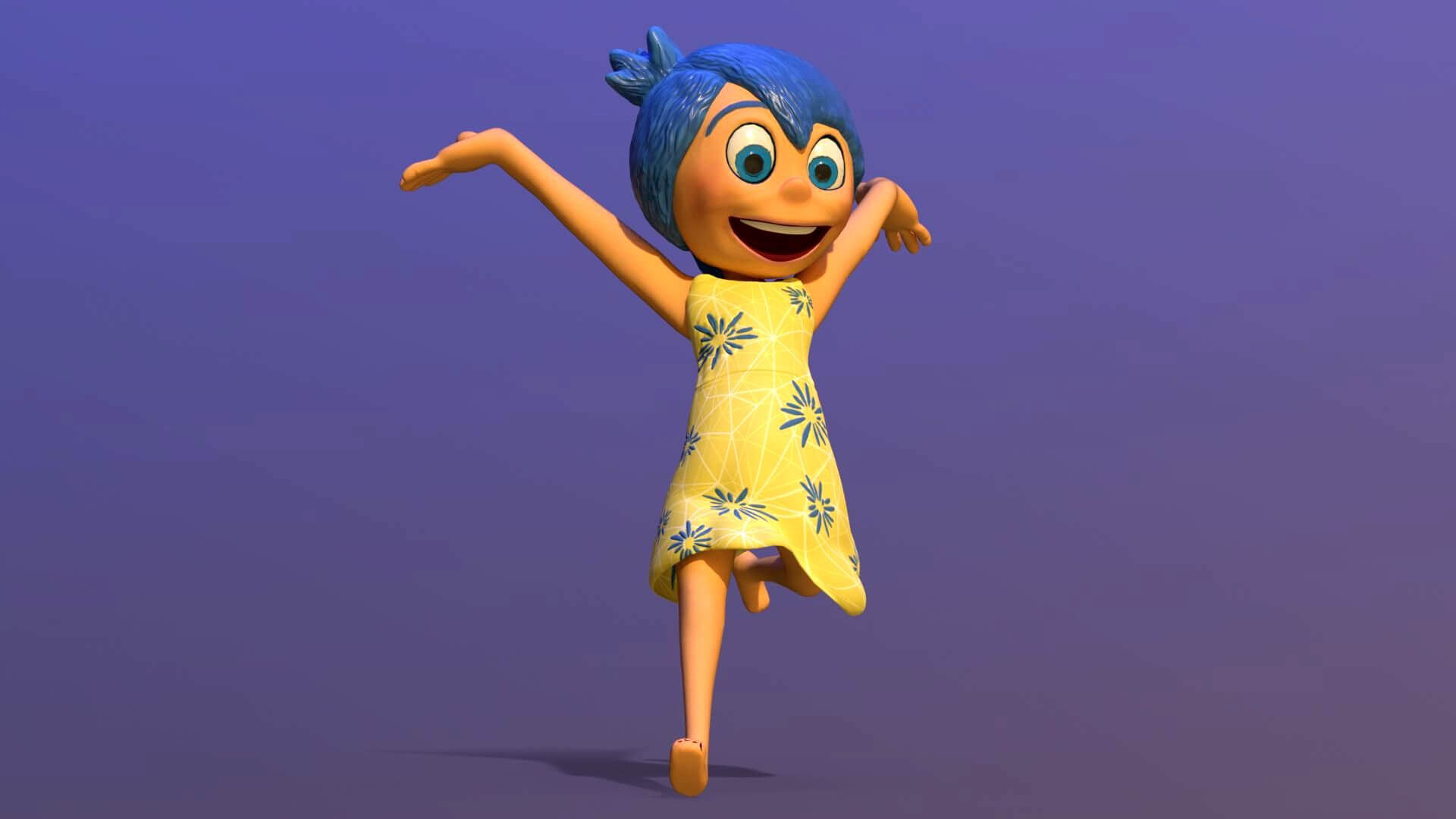 Joy From Inside Out Renderable - 3D Model by danyelon