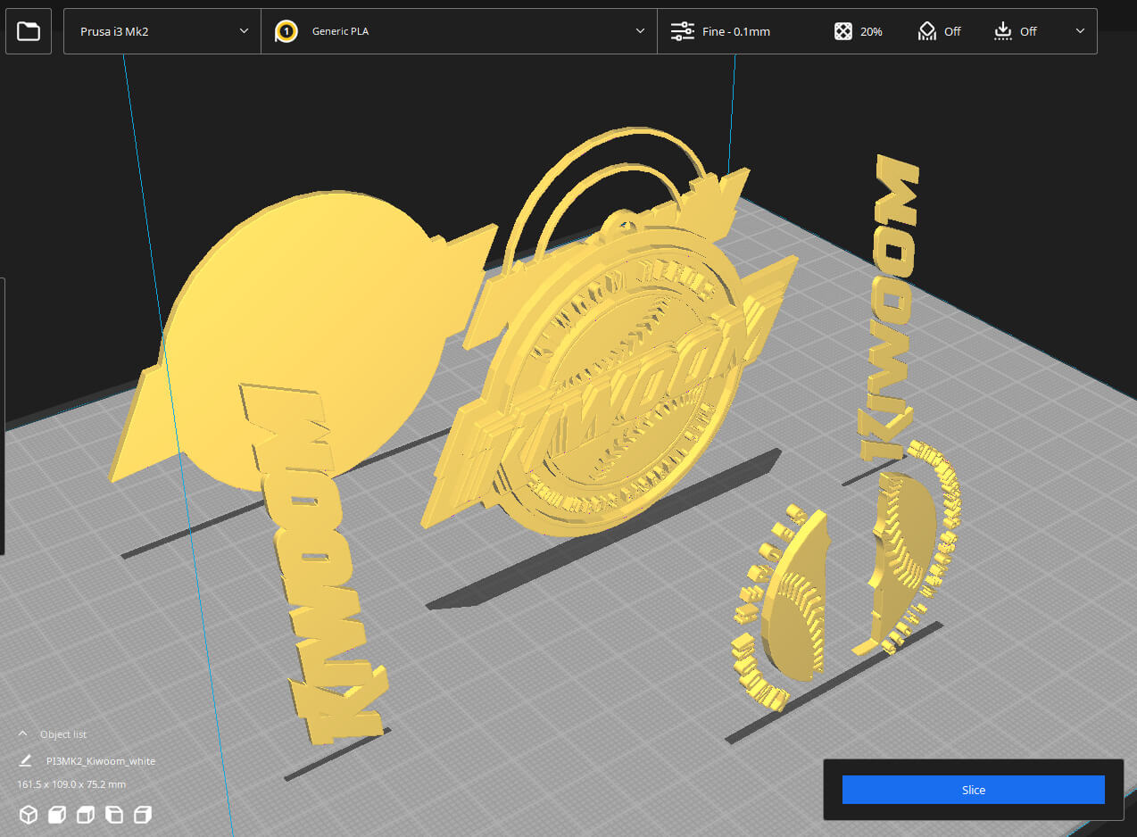 Kiwoom Heroes Printable Keychan Logo Shield - 3D Print Model by danyelon