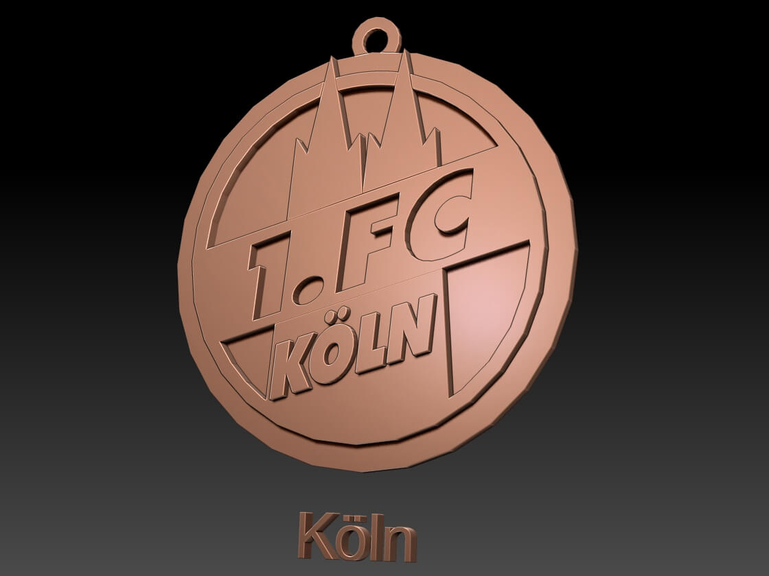 Koln Logo Printable and Renderable - 3D Print Model by danyelon