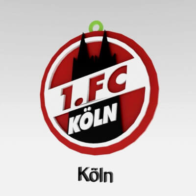 Koln Logo Printable and Renderable - 3D Print Model by danyelon