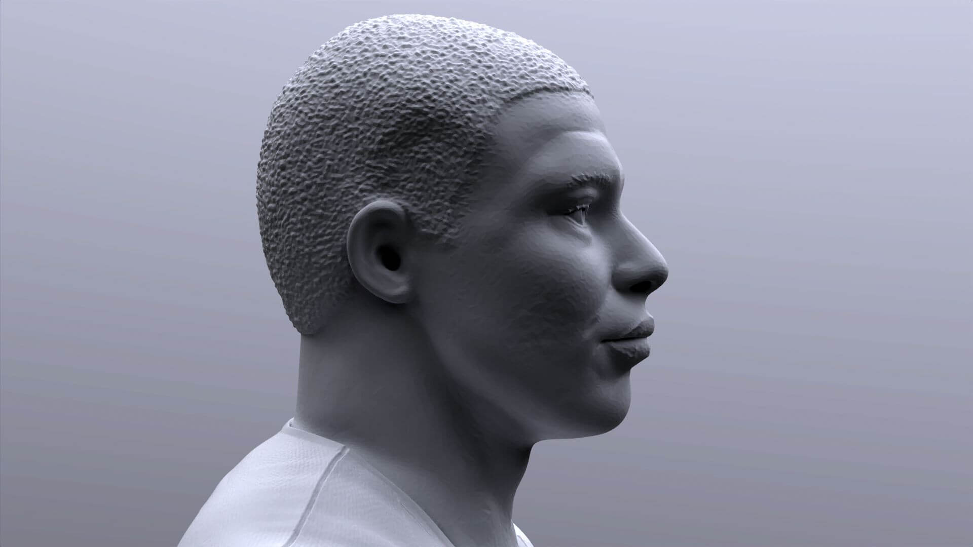Kylian Mbappe - 3D Print Model by danyelon