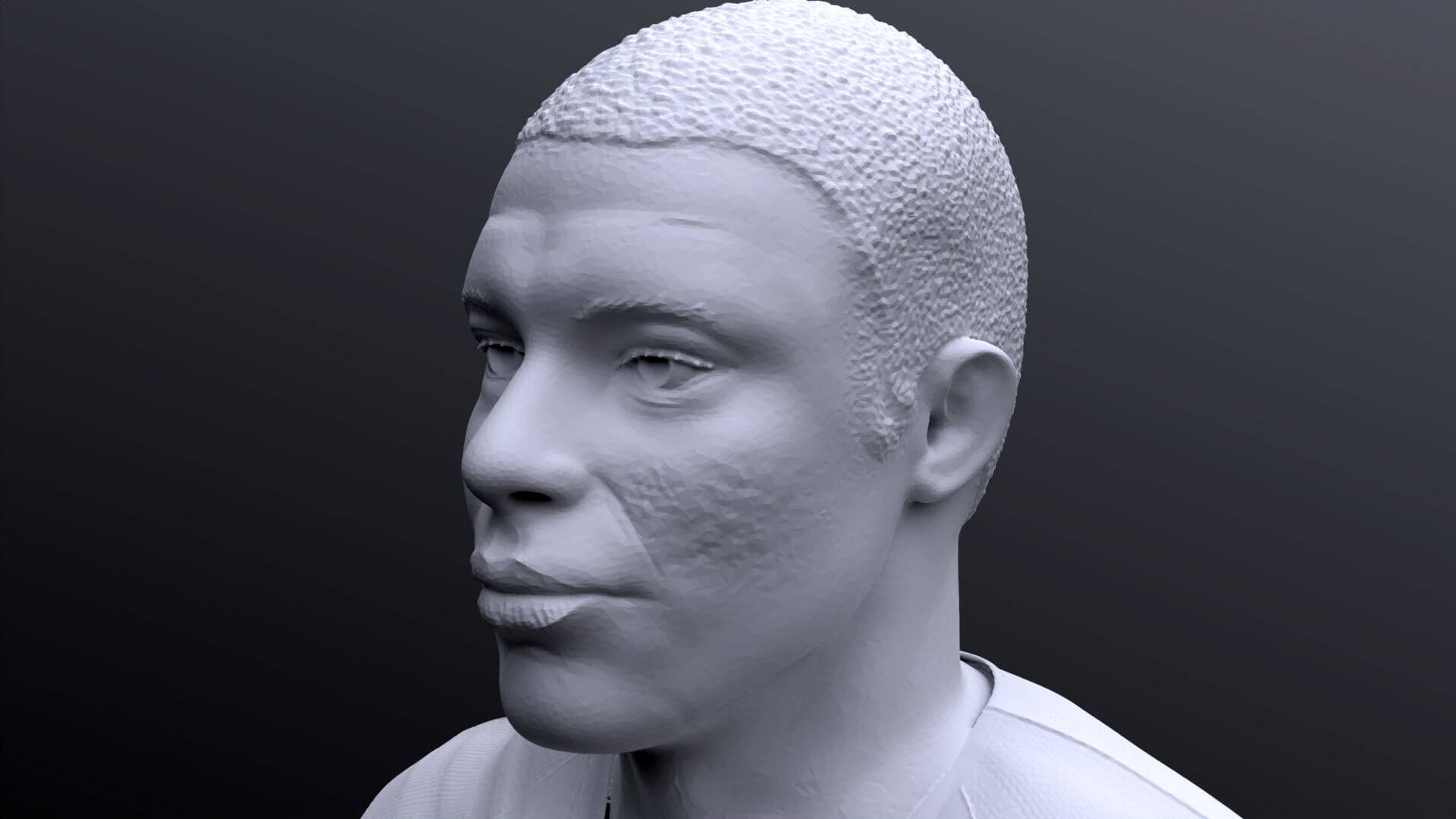 Kylian Mbappe - 3D Print Model by danyelon