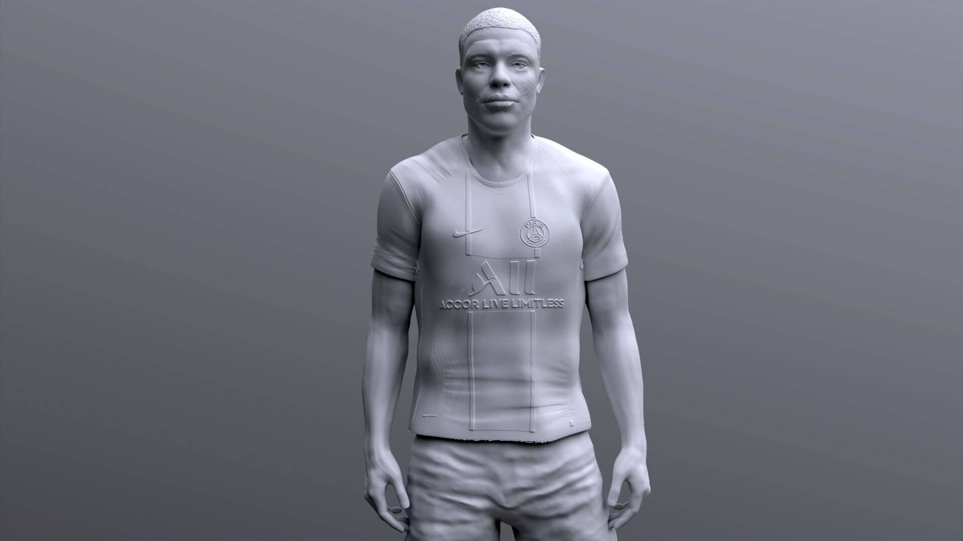 Kylian Mbappe - 3D Print Model by danyelon