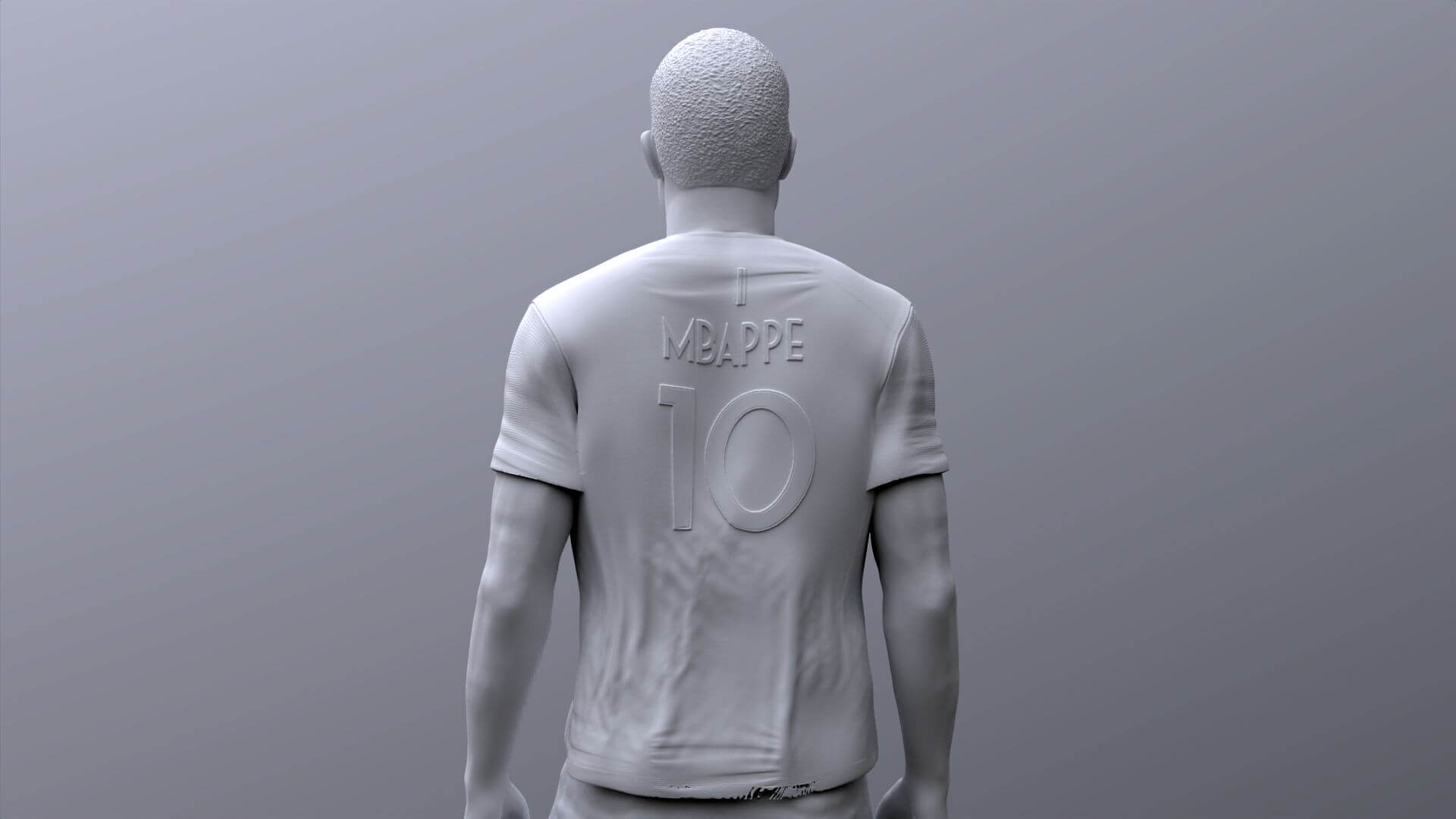 Kylian Mbappe - 3D Print Model by danyelon