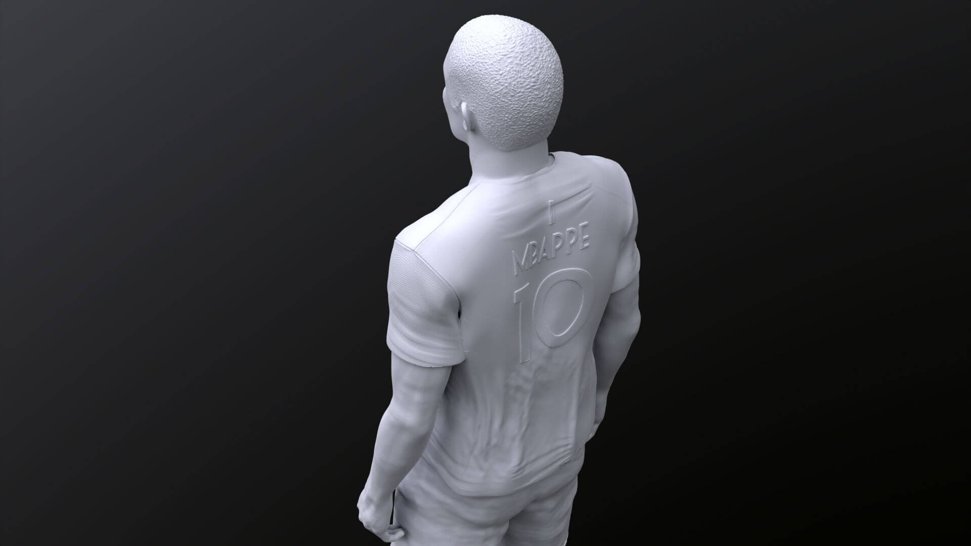 Kylian Mbappe - 3D Print Model by danyelon
