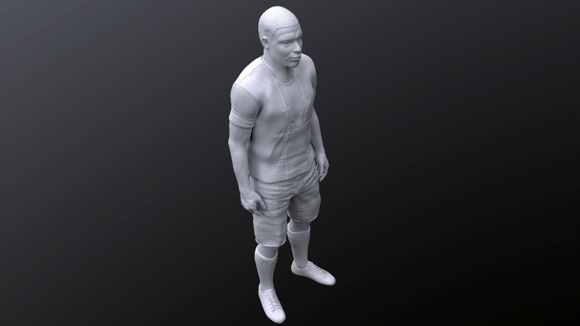 Kylian Mbappe - 3D Print Model by danyelon