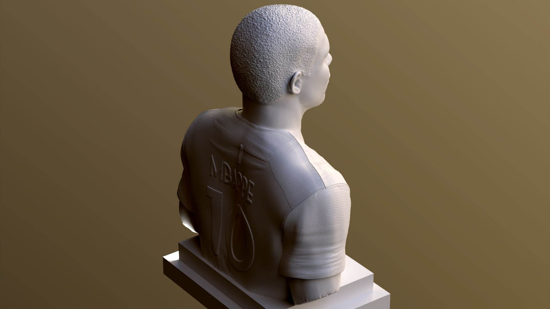 Kylian Mbappe - 3D Print Model by danyelon