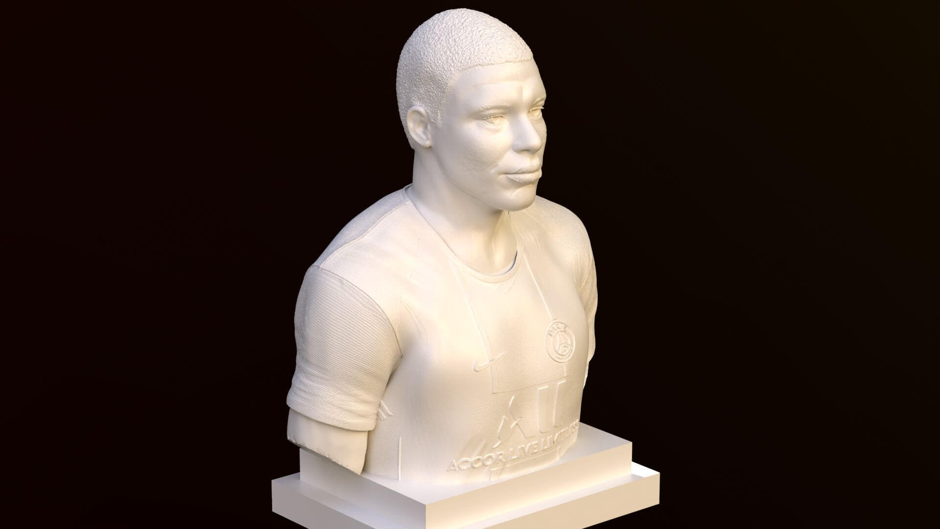 Kylian Mbappe - 3D Print Model by danyelon