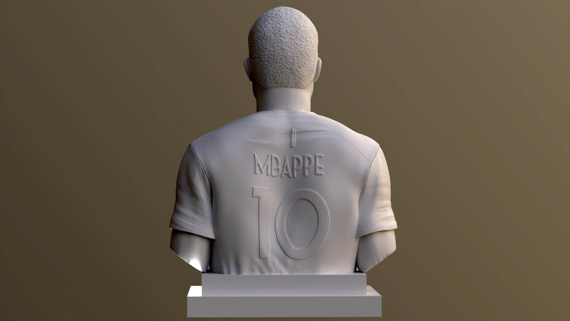 Kylian Mbappe - 3D Print Model by danyelon
