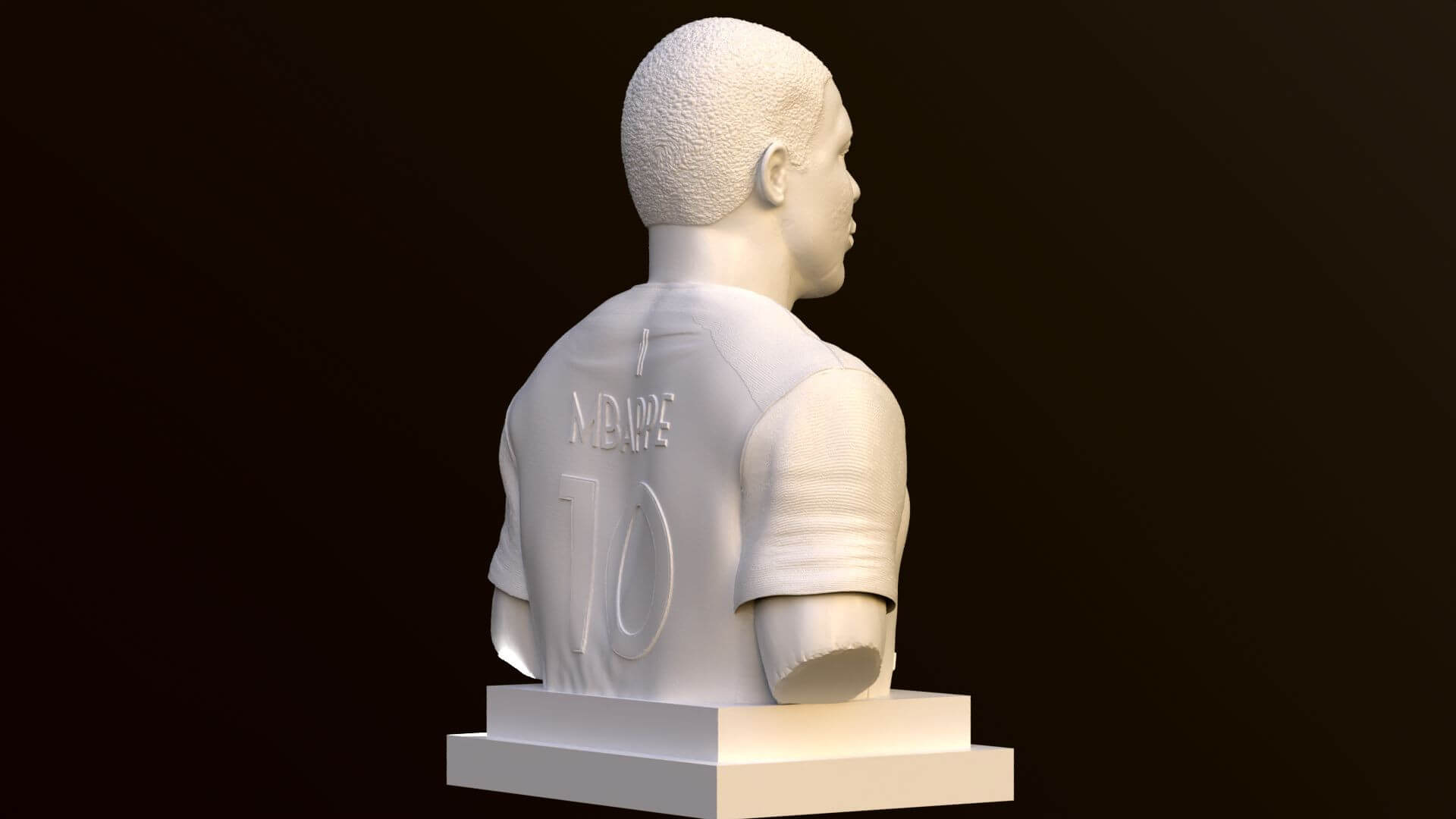 Kylian Mbappe - 3D Print Model by danyelon