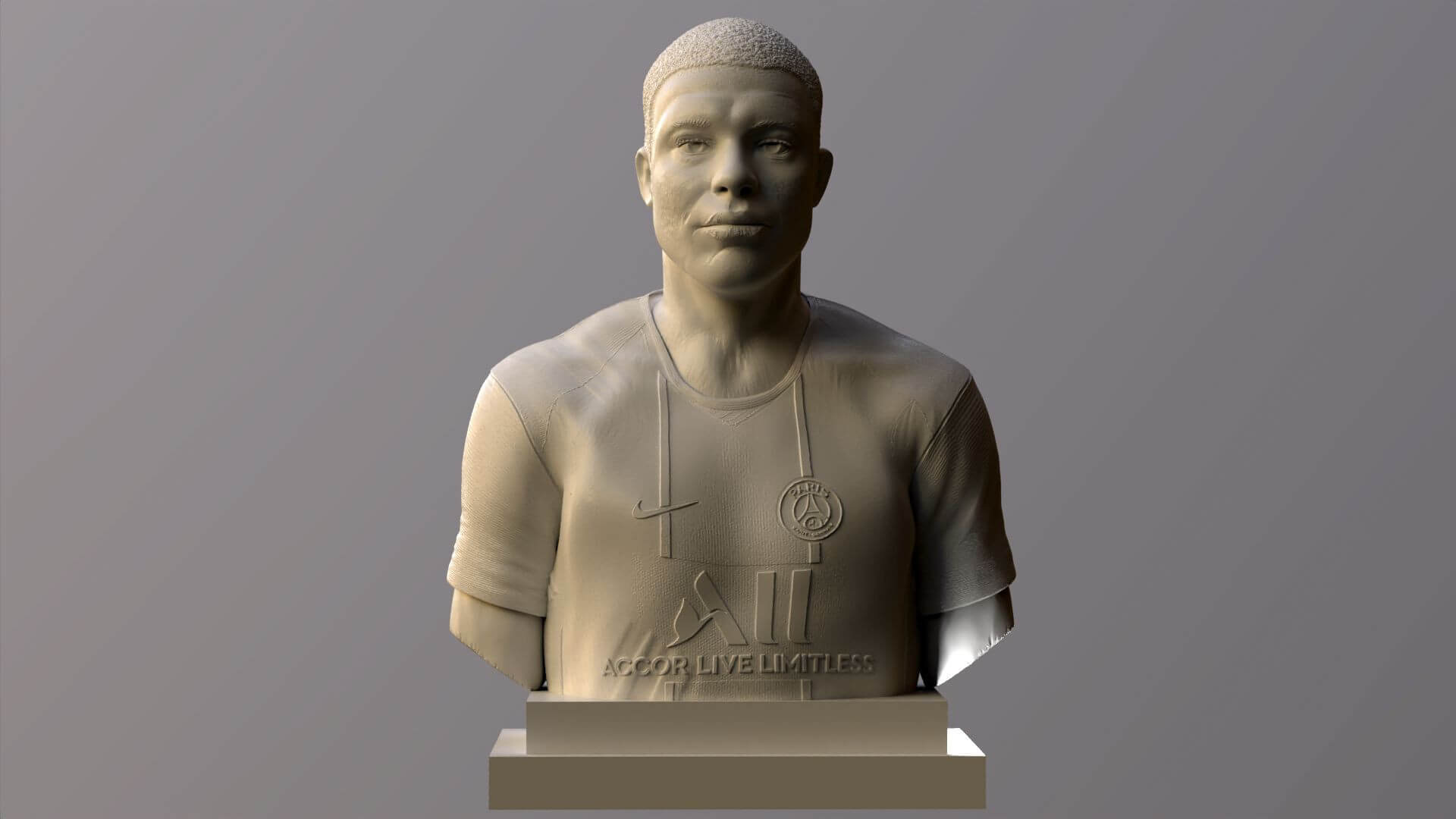 Kylian Mbappe - 3D Print Model by danyelon