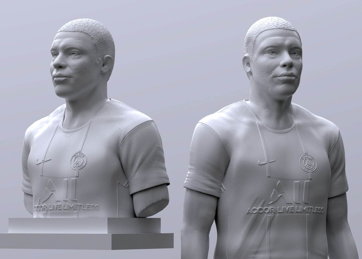 Kylian Mbappe - 3D Print Model by danyelon