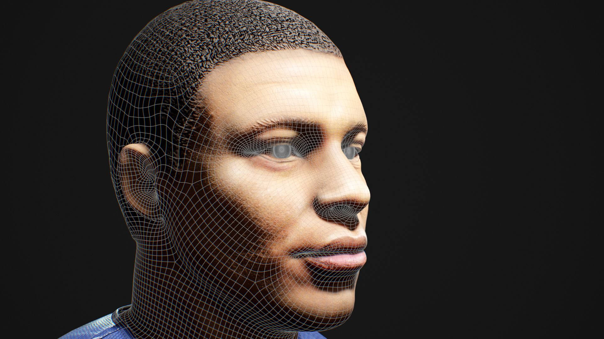 Kylian Mbappe - 3D Model by danyelon