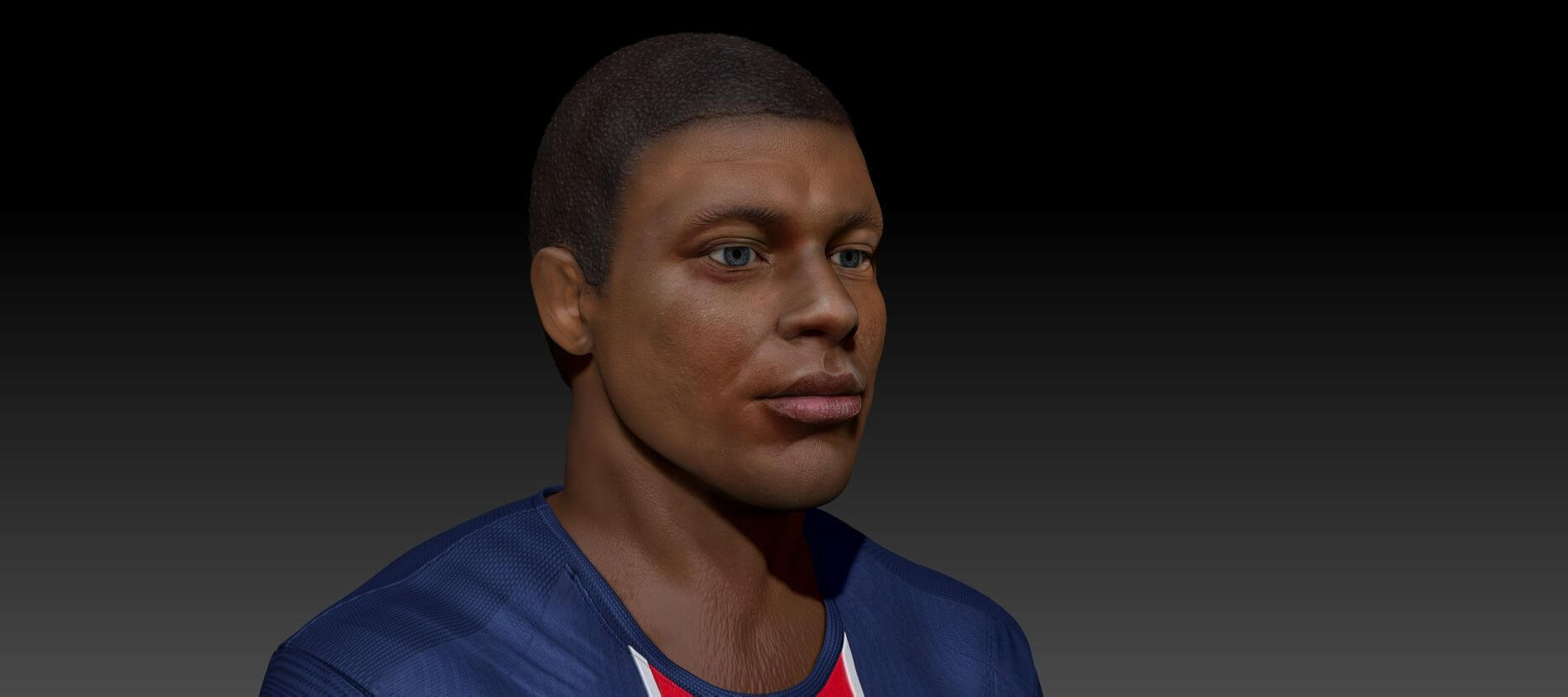 Kylian Mbappe - 3D Model by danyelon