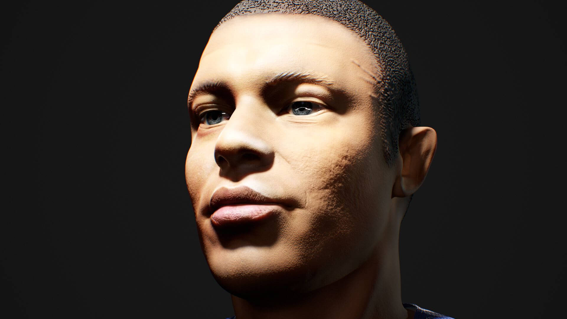 Kylian Mbappe - 3D Model by danyelon