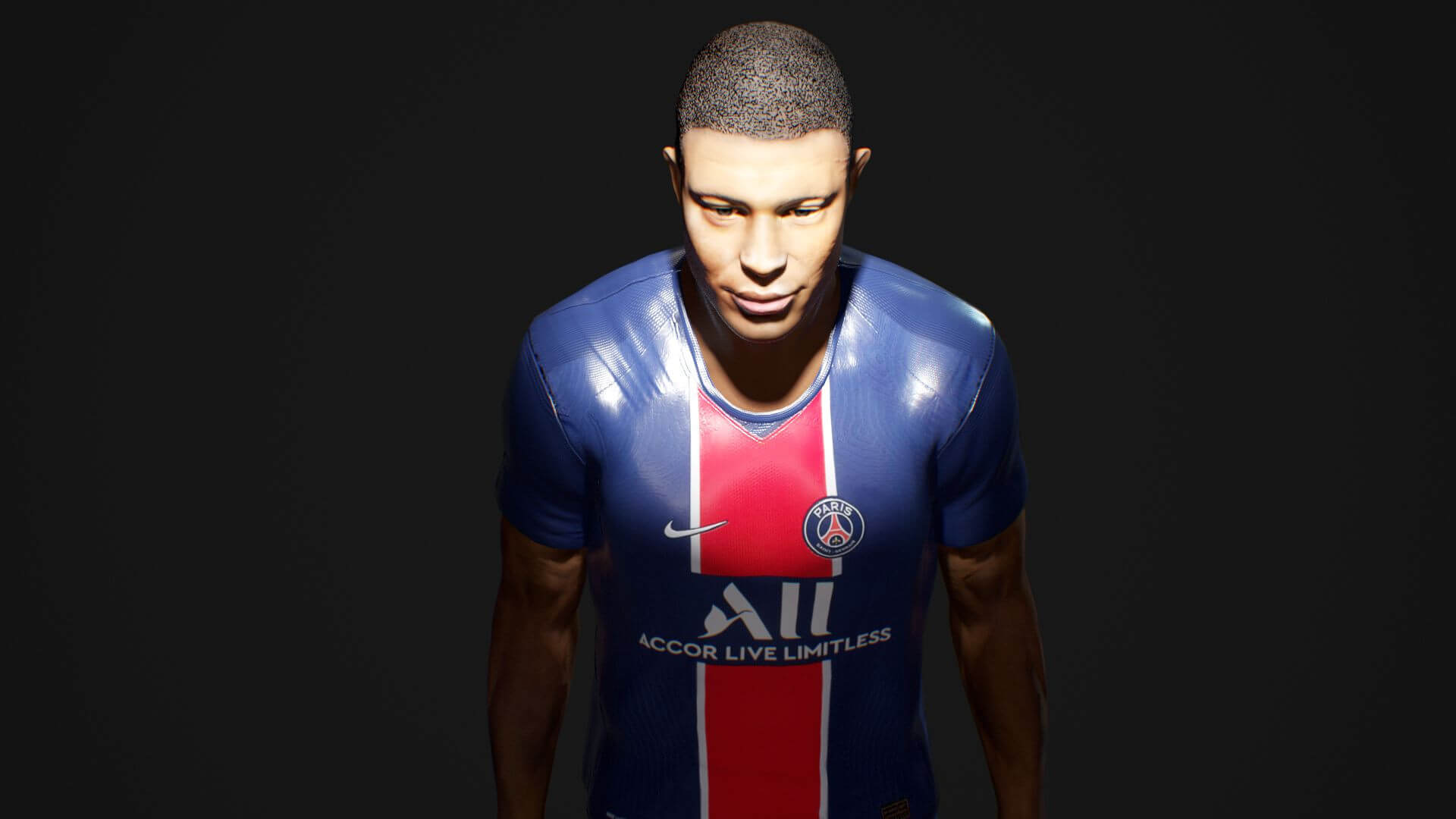 Kylian Mbappe - 3D Model by danyelon