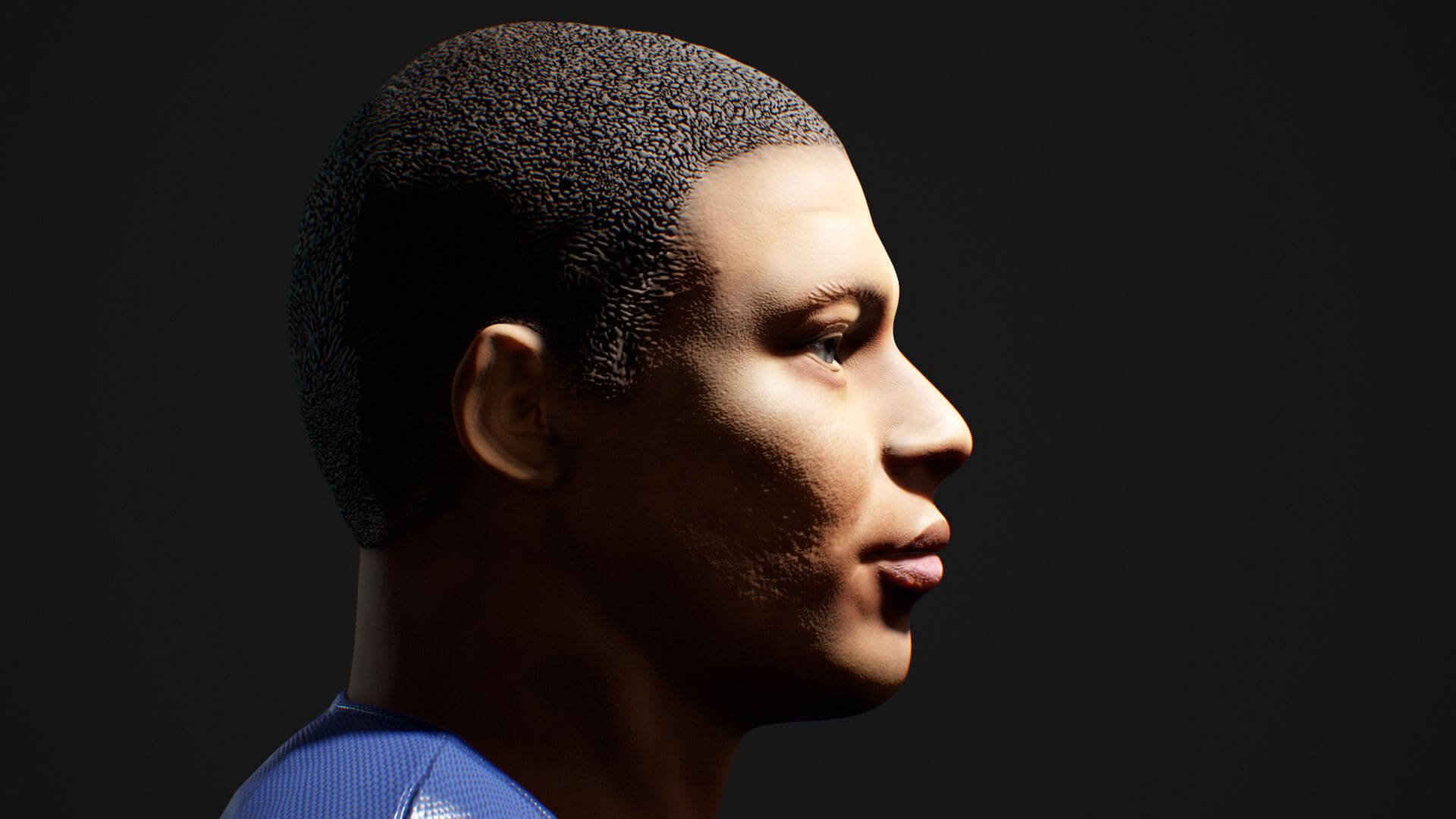 Kylian Mbappe - 3D Model by danyelon