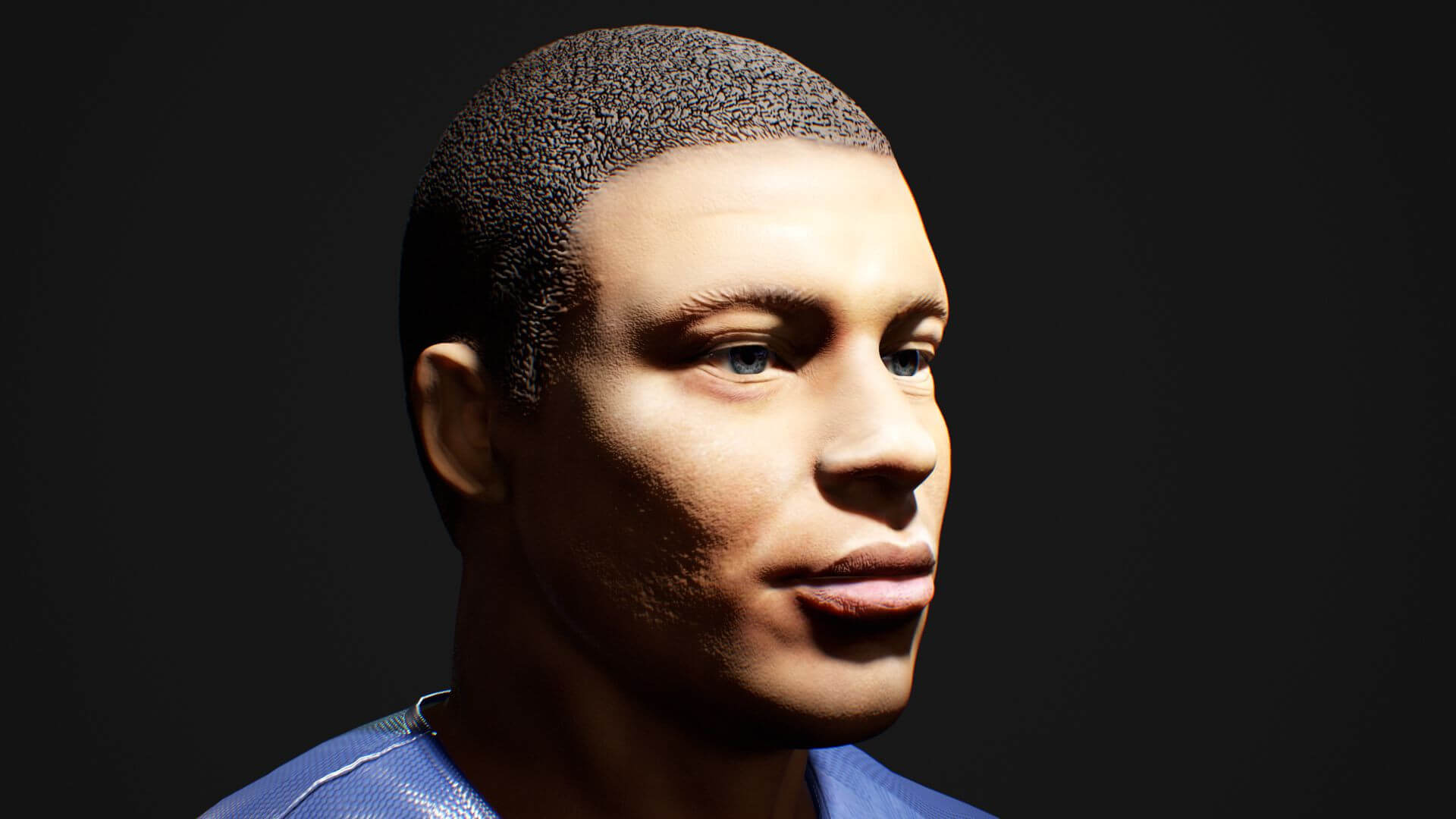 Kylian Mbappe - 3D Model by danyelon
