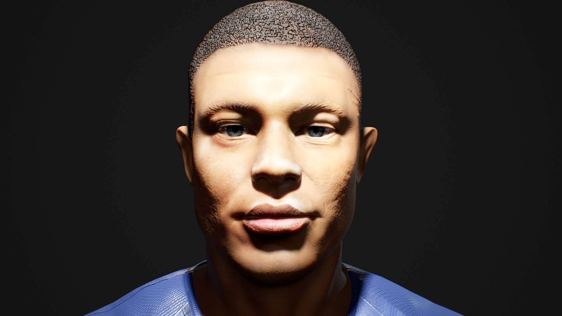 Kylian Mbappe - 3D Model by danyelon
