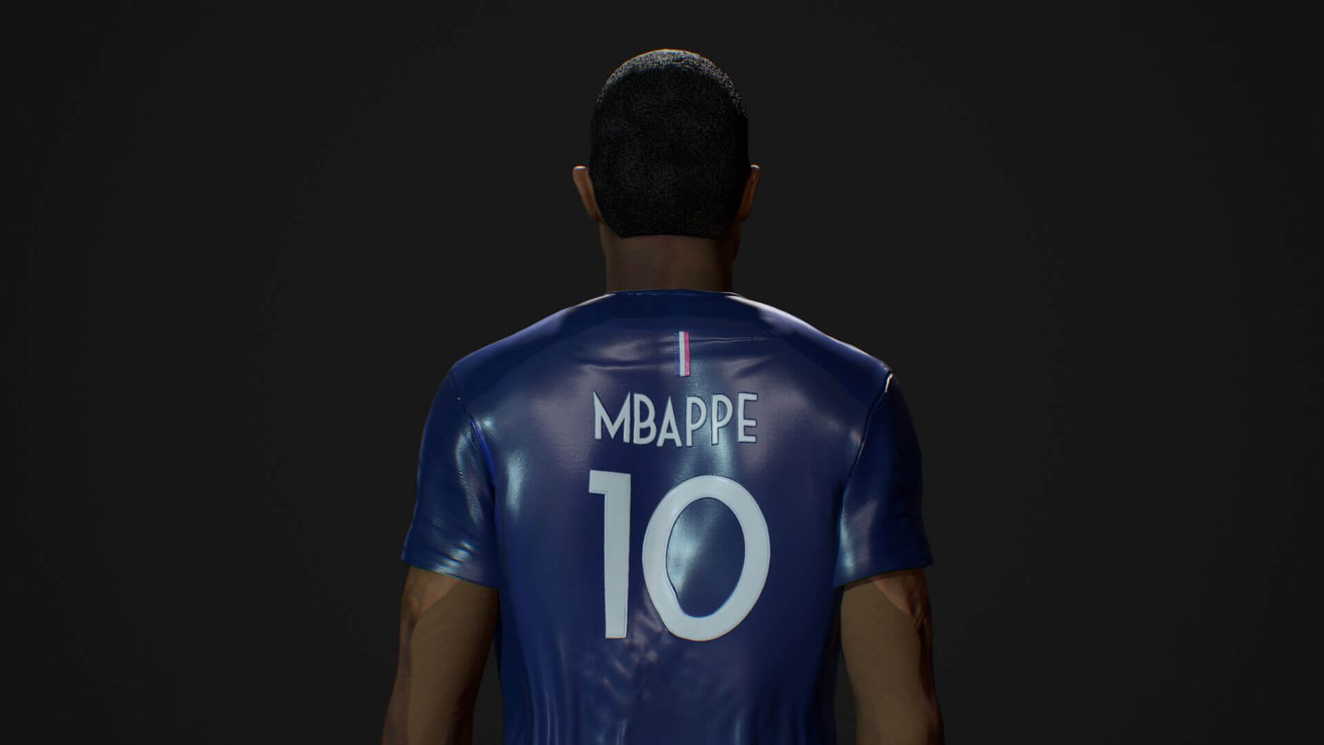 Kylian Mbappe - 3D Model by danyelon
