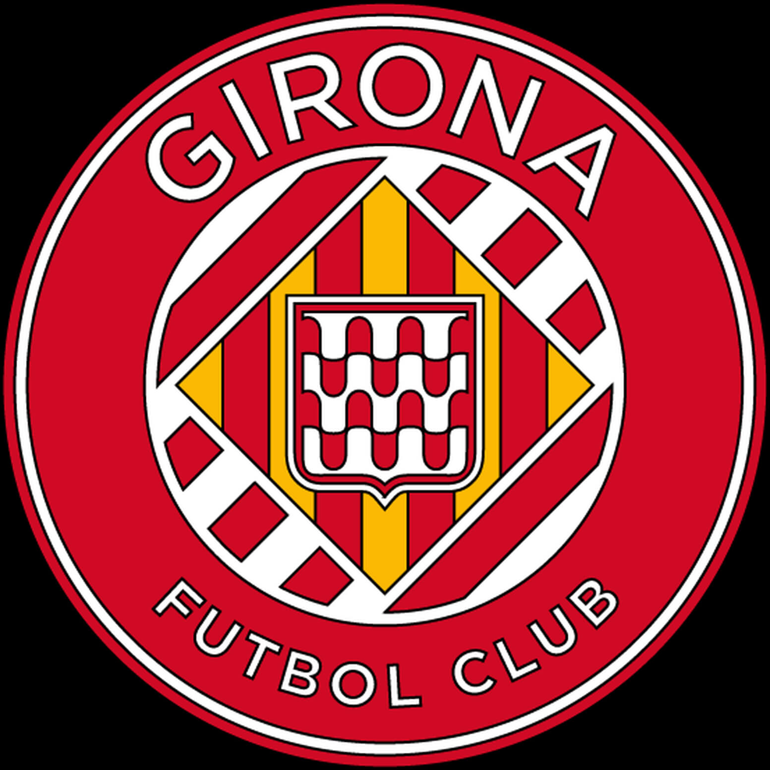 La Liga Girona Team Printable Renderable Logo - 3D Print Model by danyelon