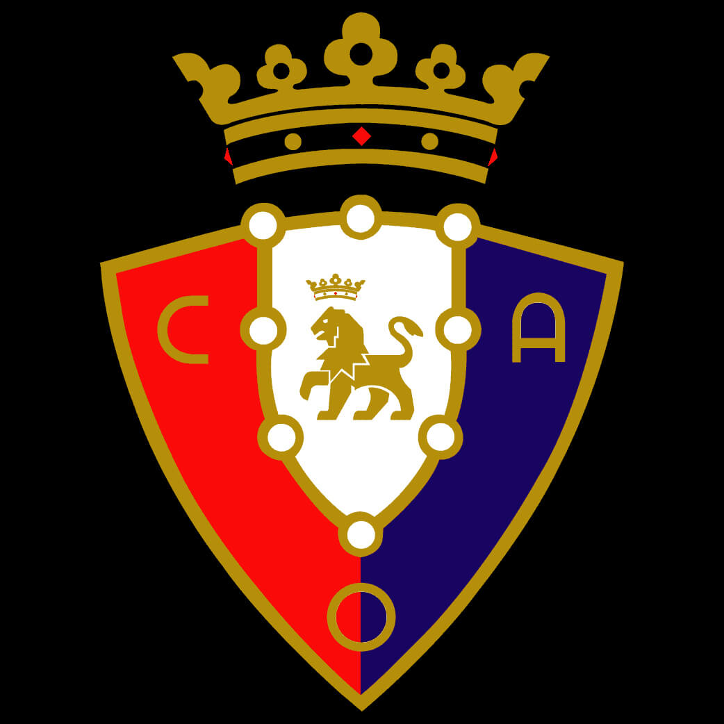 La Liga Osasuna Team Printable Renderable Logo - 3D Print Model by danyelon