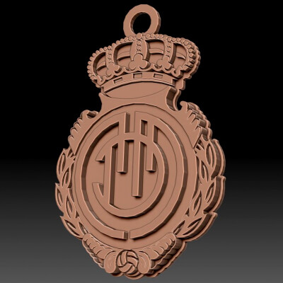 La Liga Real Mallorca Team Printable Renderable Logo - 3D Print Model ...