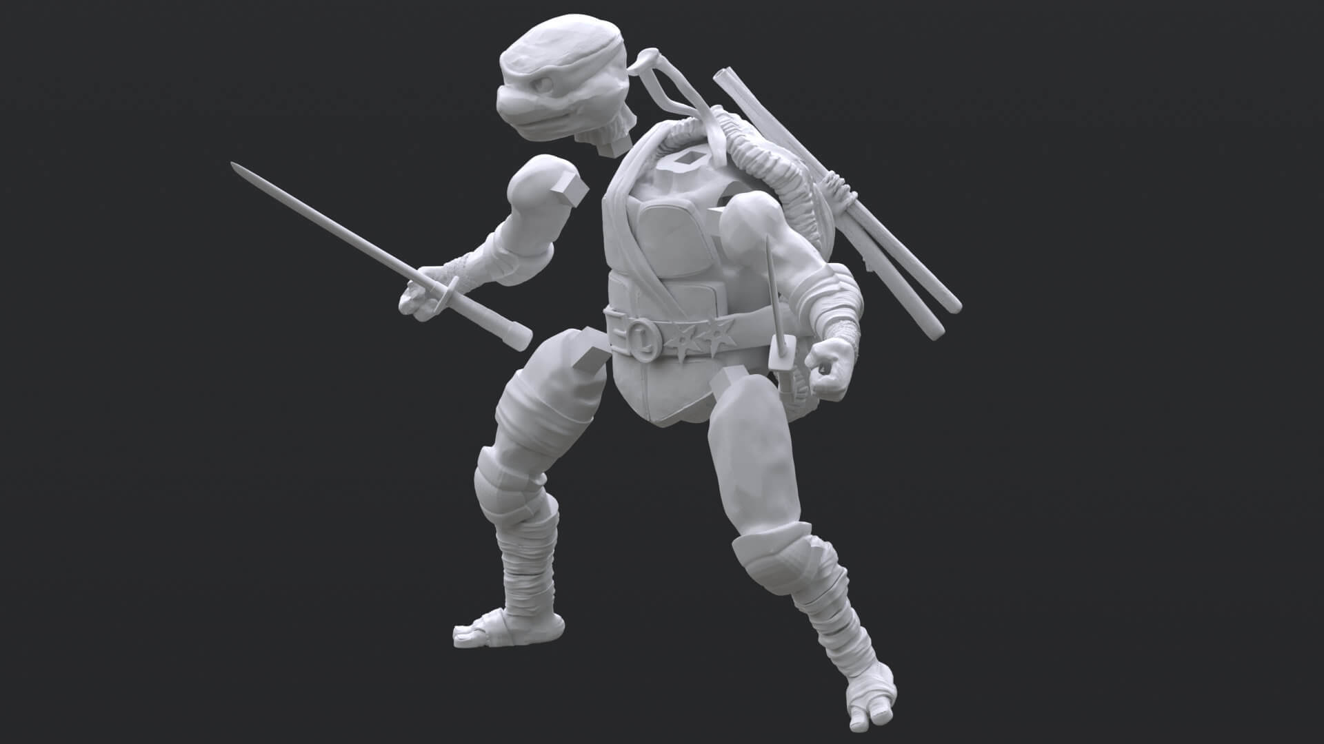 Leonardo Fan Art From TMNT Mutant Mayhem Movie - 3D Model by danyelon