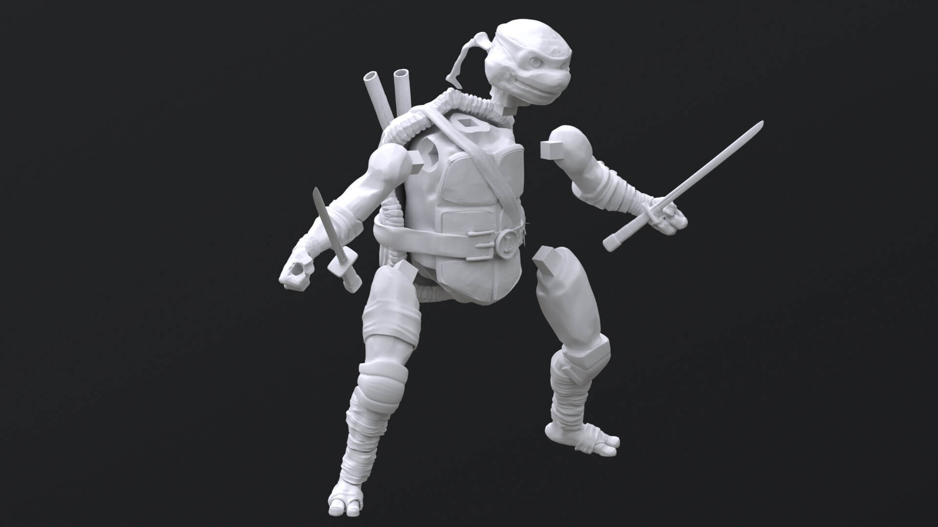 Leonardo Fan Art From TMNT Mutant Mayhem Movie - 3D Model by danyelon