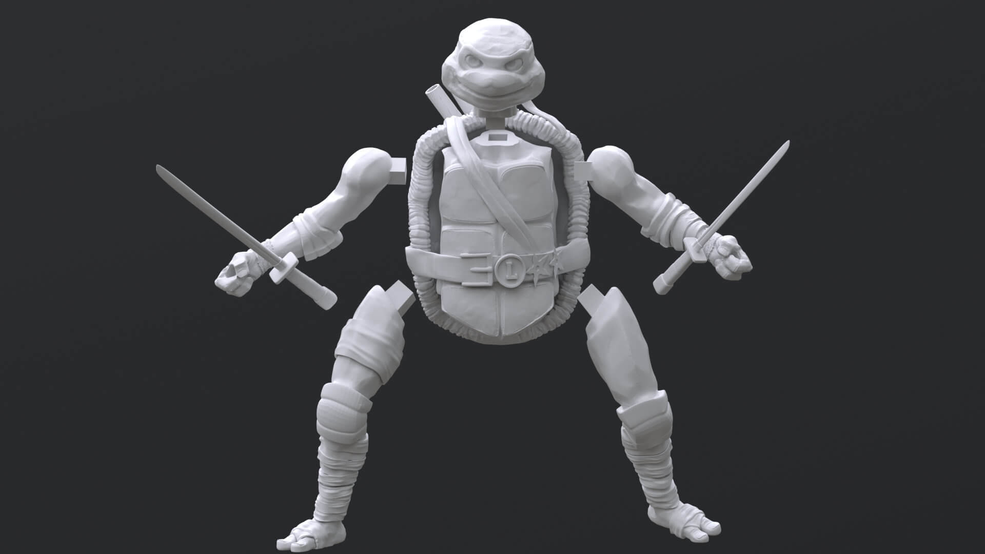Leonardo Fan Art From TMNT Mutant Mayhem Movie - 3D Model by danyelon