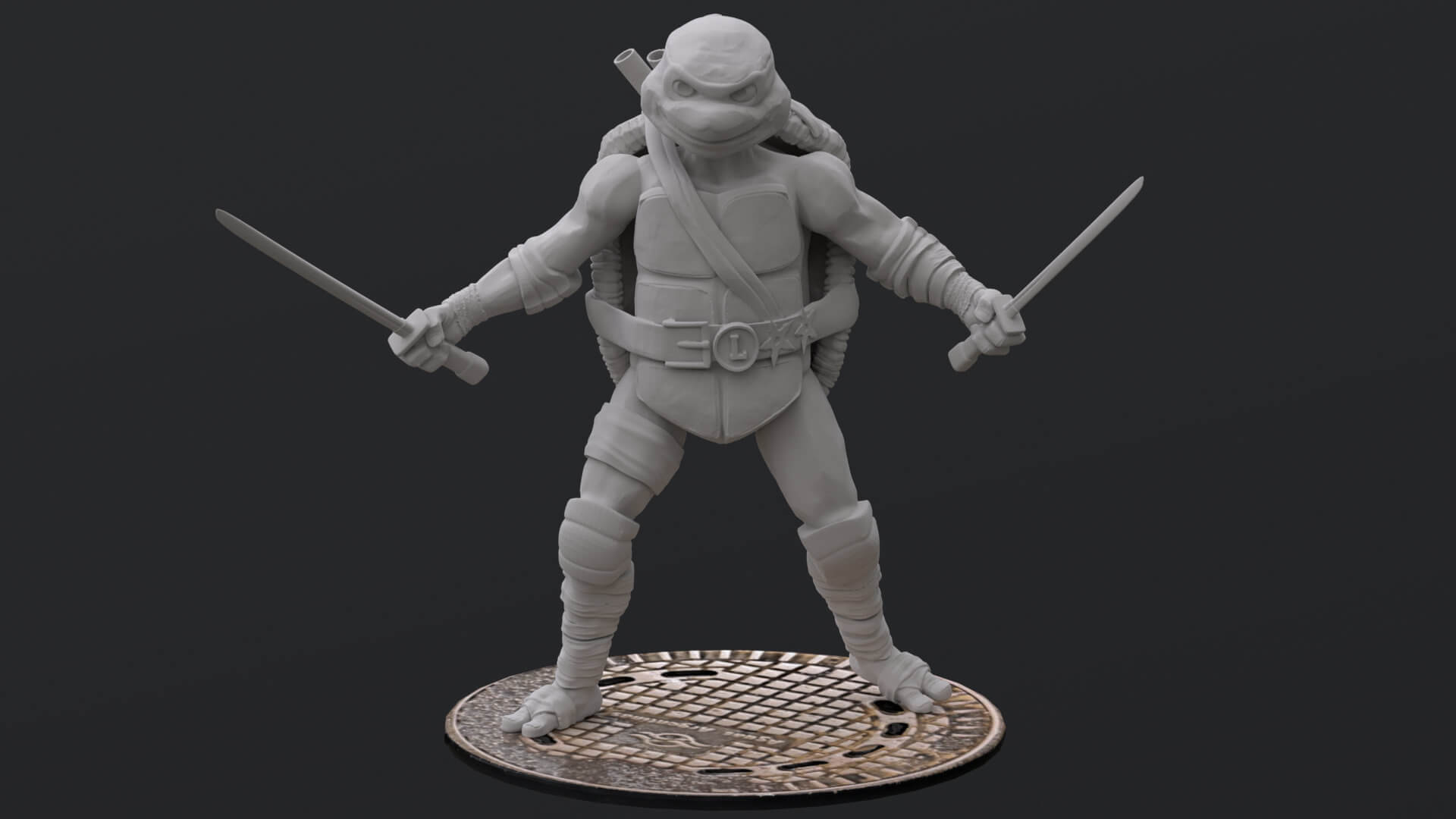 Leonardo Fan Art From TMNT Mutant Mayhem Movie - 3D Model by danyelon