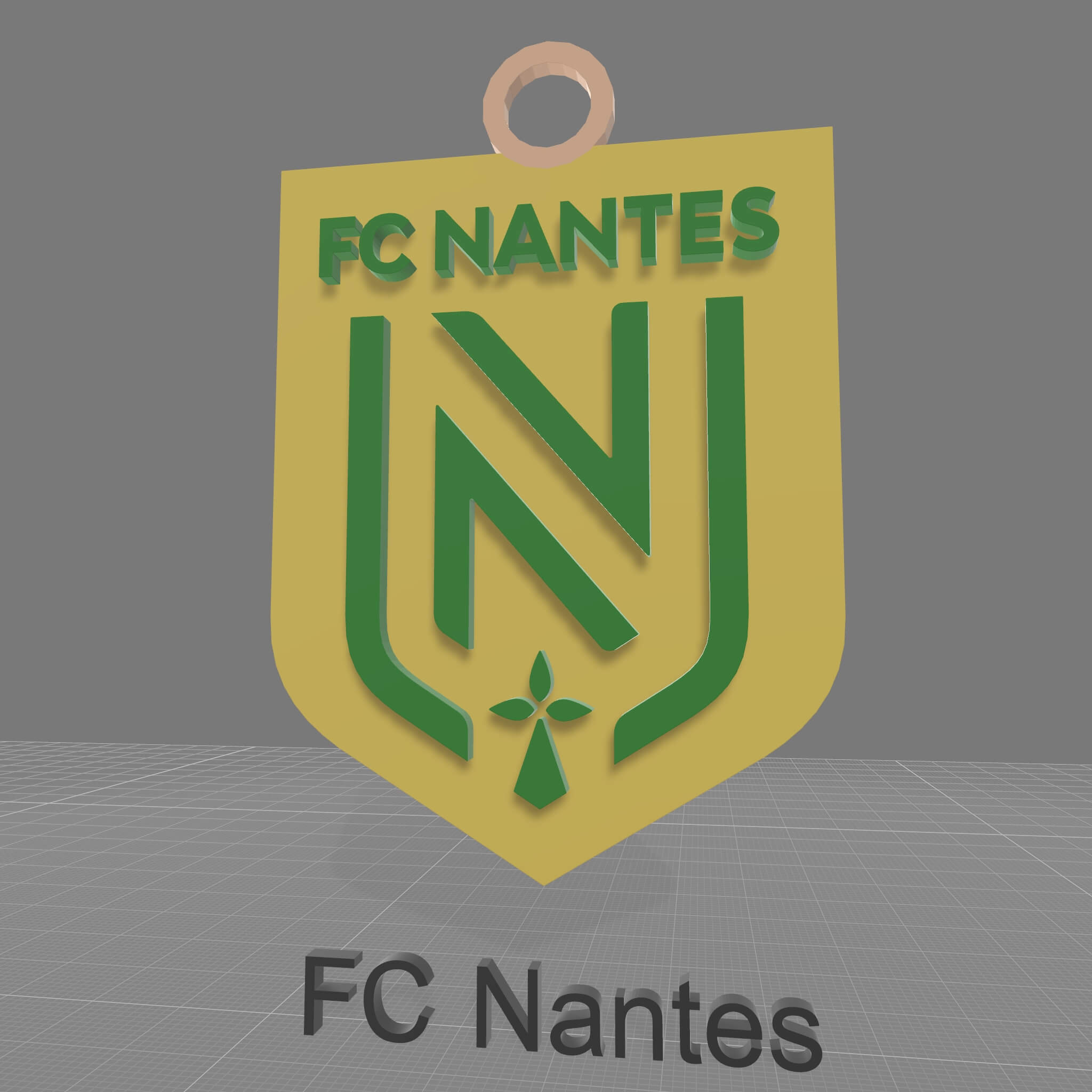 Ligue 1 Ffc Nantes Team Printable and Renderable - 3D Print Model by ...