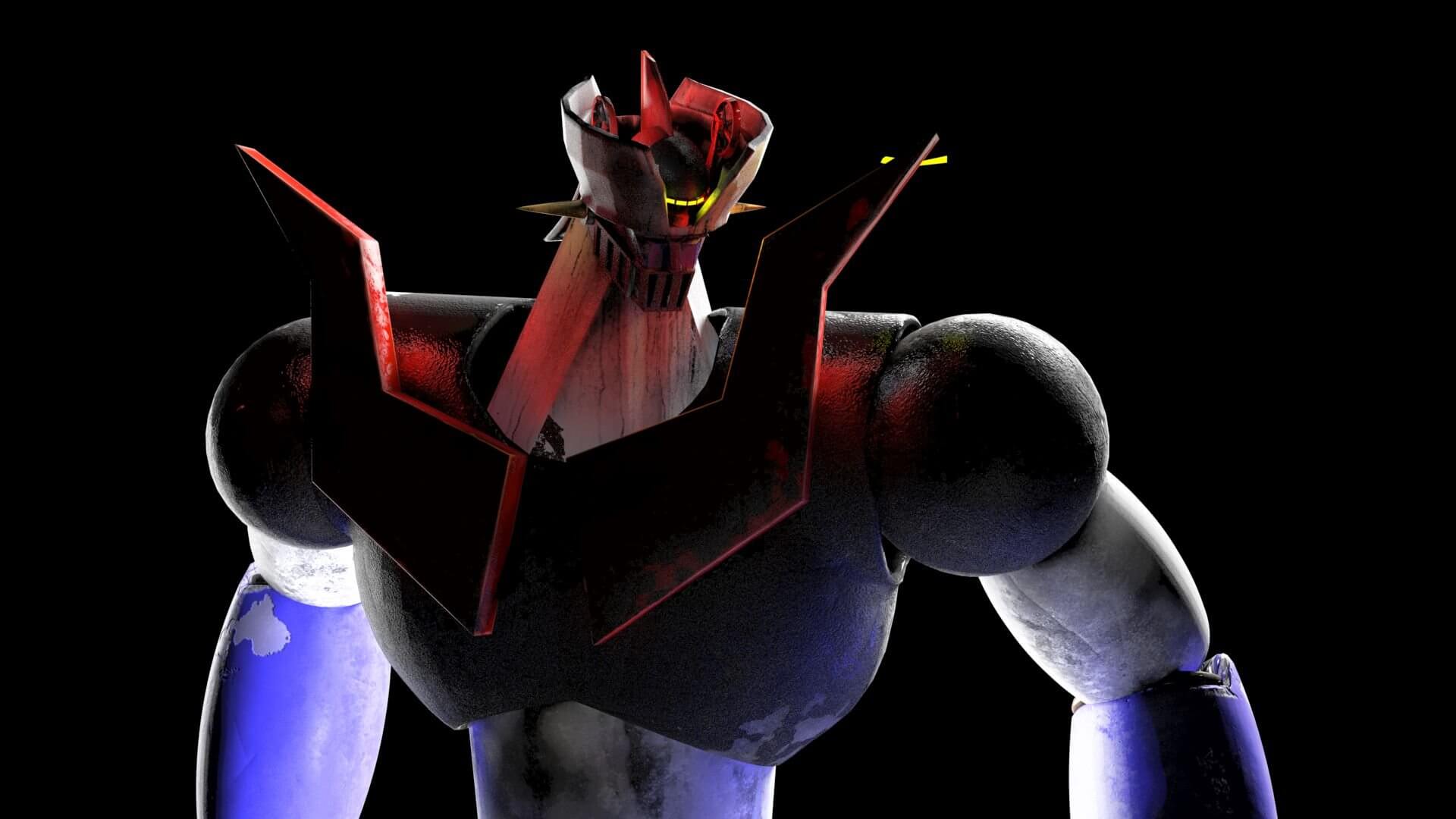 Mazinger - Head Body Pilder 3D Model by danyelon