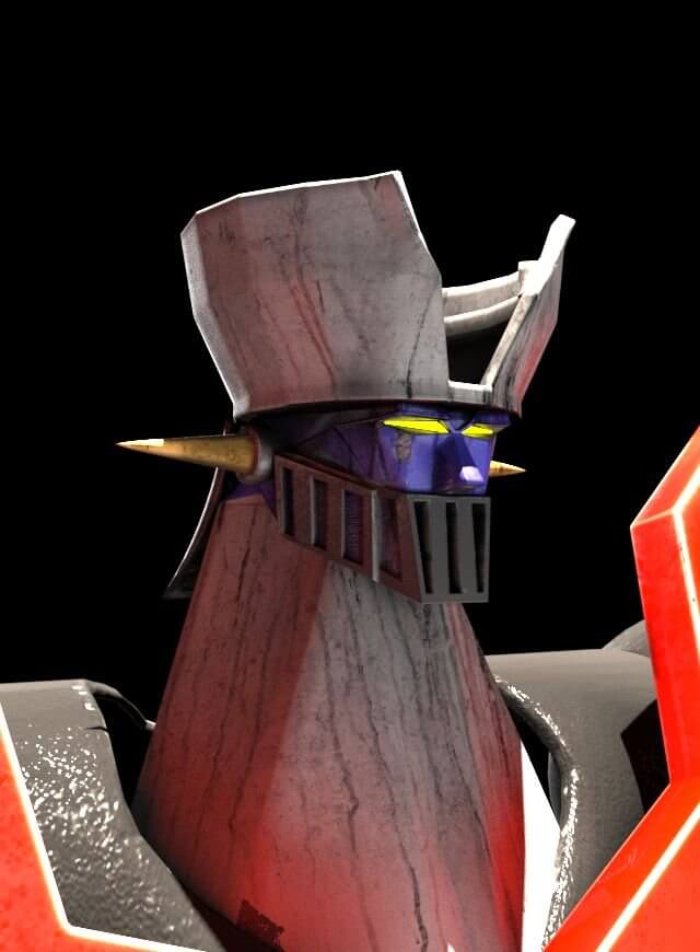 Mazinger - Head Body Pilder 3D Model by danyelon