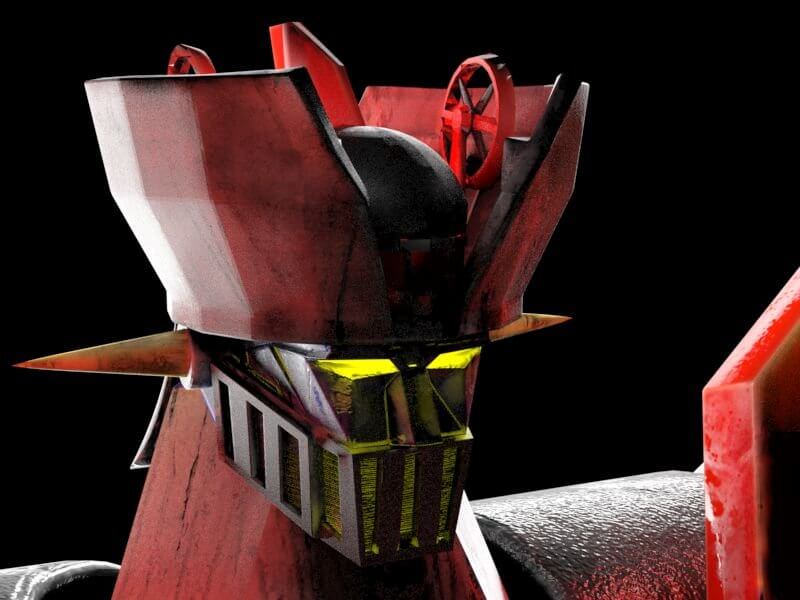 Mazinger - Head Body Pilder 3D Model by danyelon