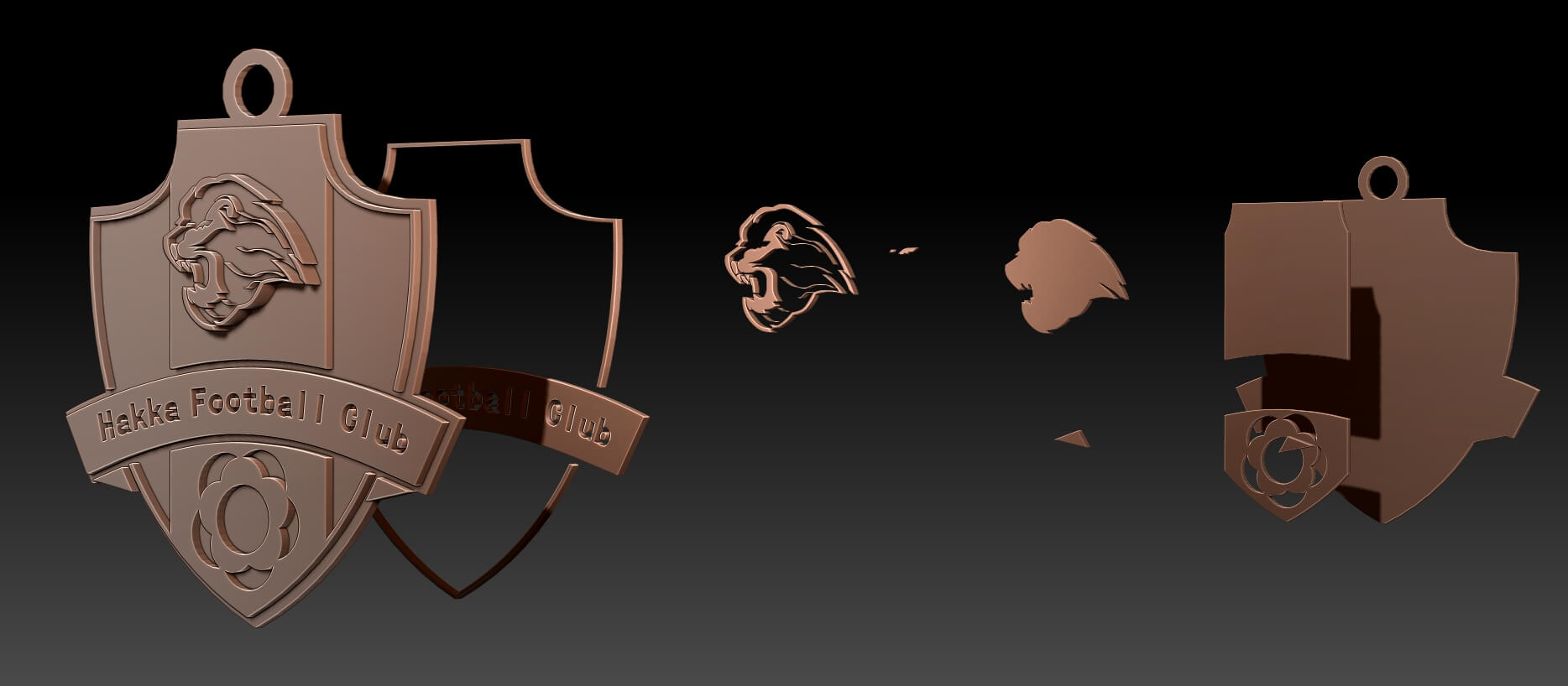 Meizhou Hakka Logo Team Printable and PBR - 3D Print Model by danyelon