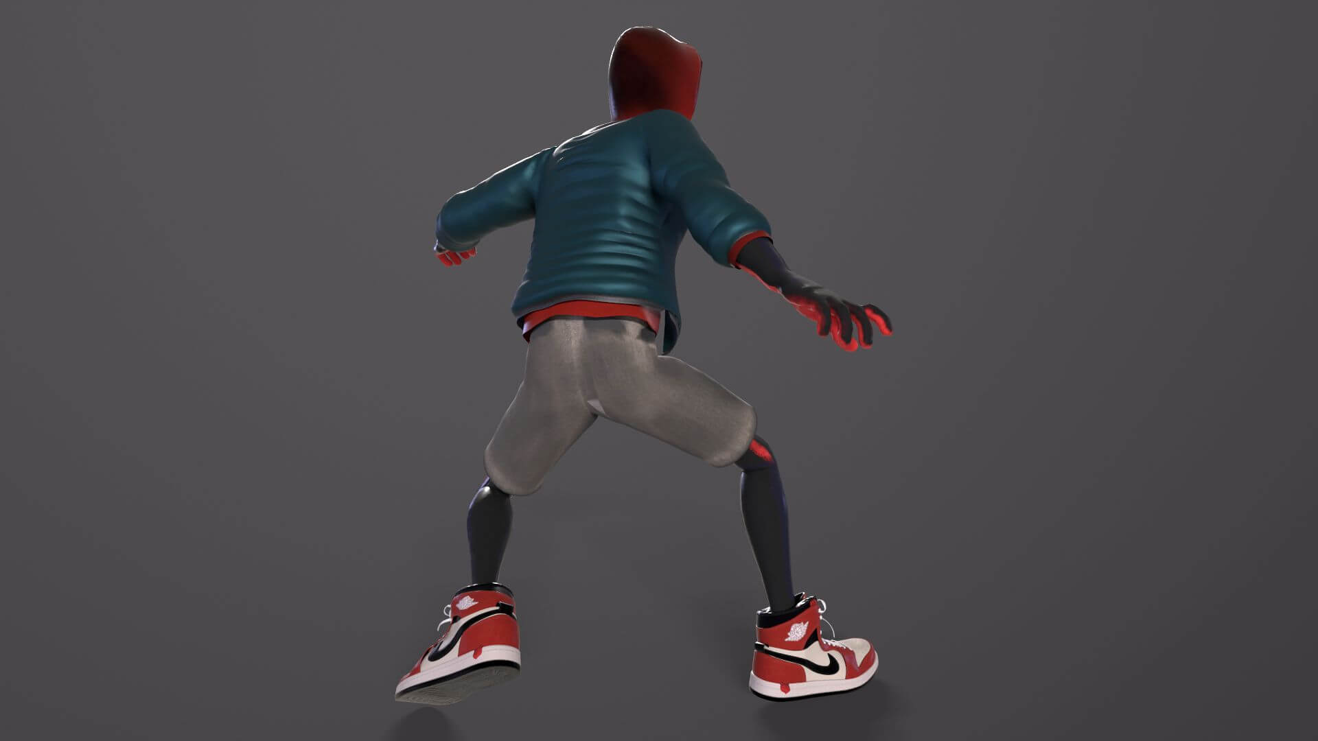 Miles Morales Spiderman PBR Animated - 3D Model by danyelon