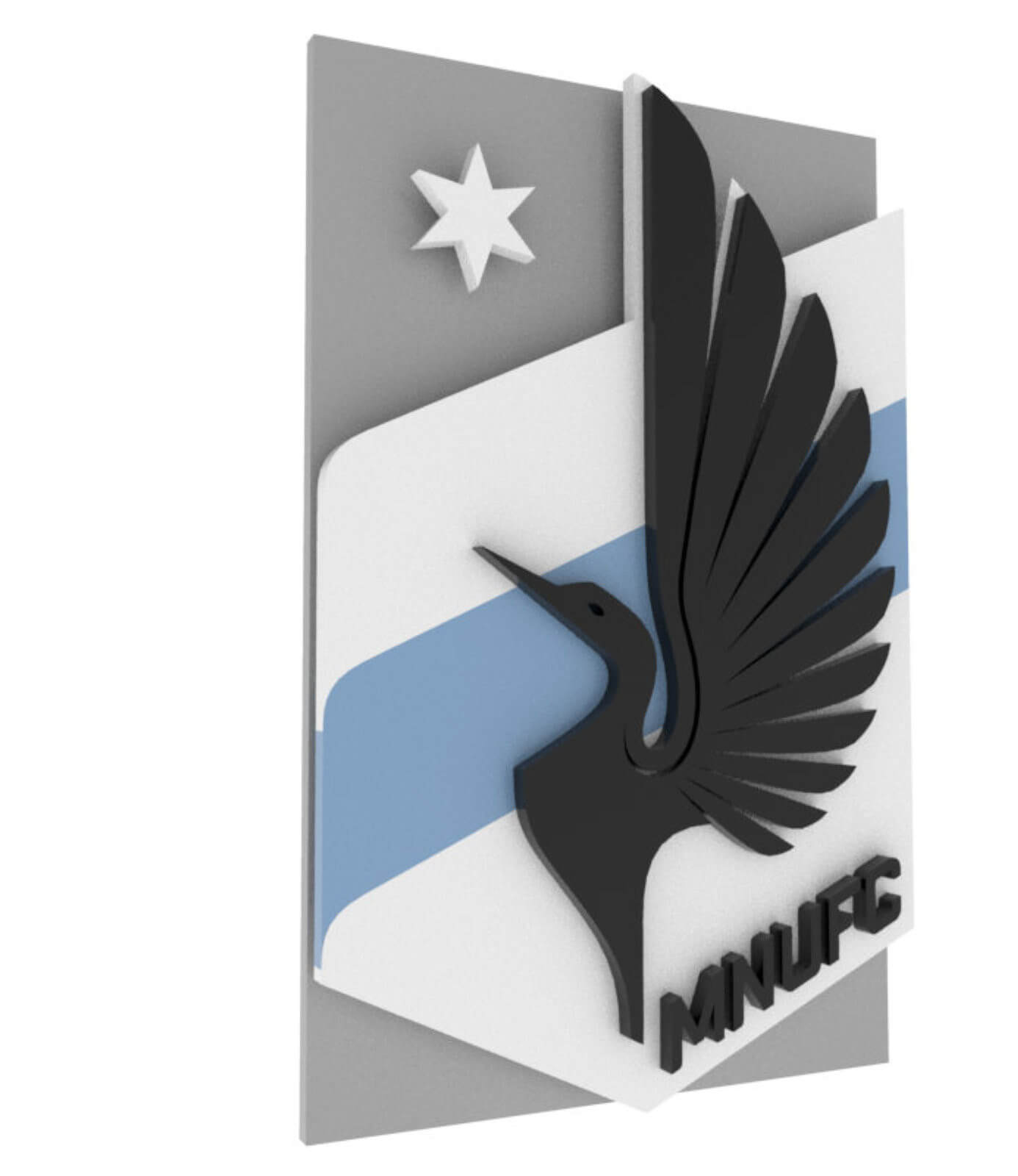 Mls Minnesota United FC Logo Keychan Printable - 3D Model by danyelon