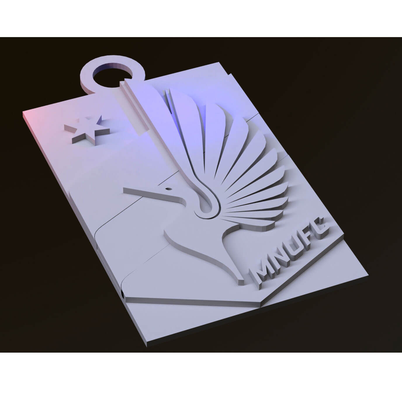 Mls Minnesota United FC Logo Keychan Printable - 3D Model by danyelon