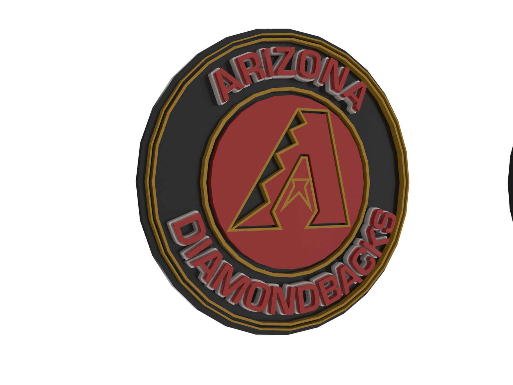 Mlb Arizona Diamondbacks Keychan Logo Printable - 3D Print Model by ...