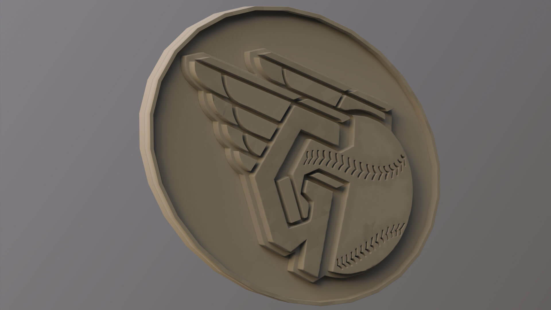 Mlb Cleveland Guardians Keychan Logo Printable - 3D Print Model by danyelon