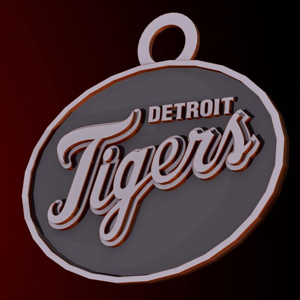 Detroit Tigers Script Logo